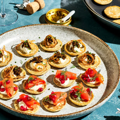 how to heat up blinis