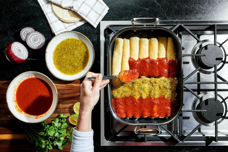 your small roasting pan is perfect for these dinners for two