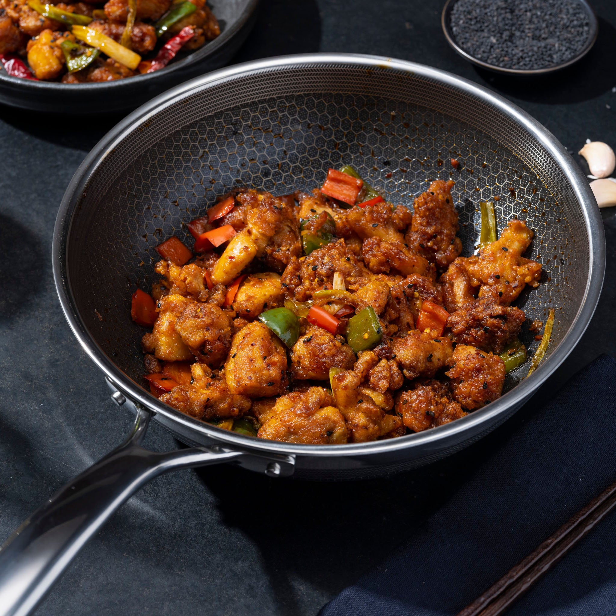 10" Stainless Steel Wok | HexClad Cookware – Hexclad Cookware