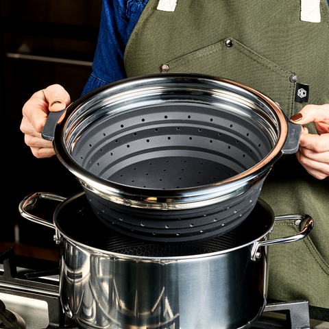 Steamer Basket Set, 2-pc – HexClad Cookware