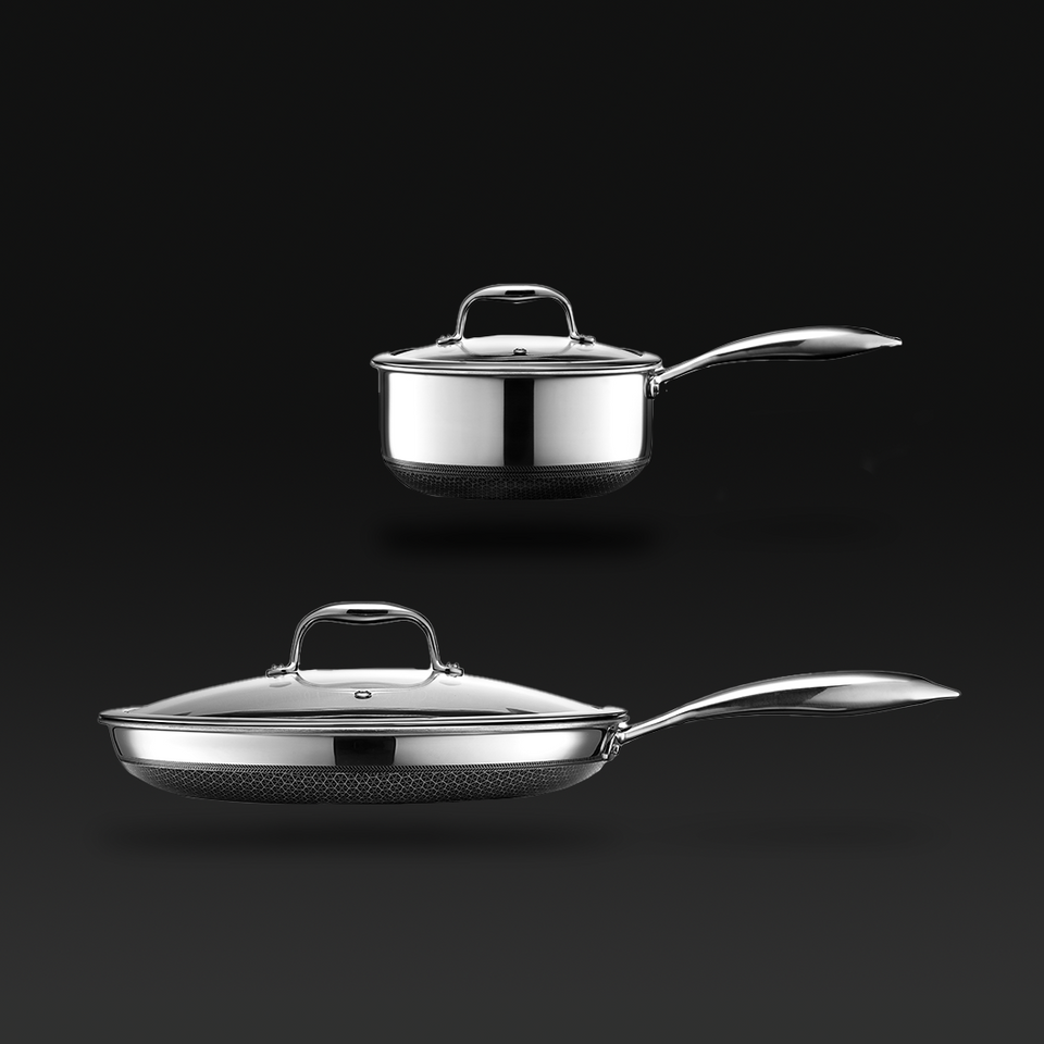 The Essentials Bundle – Hexclad Cookware