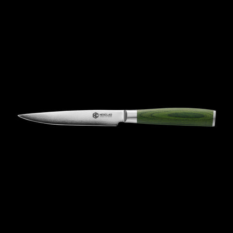 Damascus Steel Steak Knife Set, 4-pc (Green) | HexClad