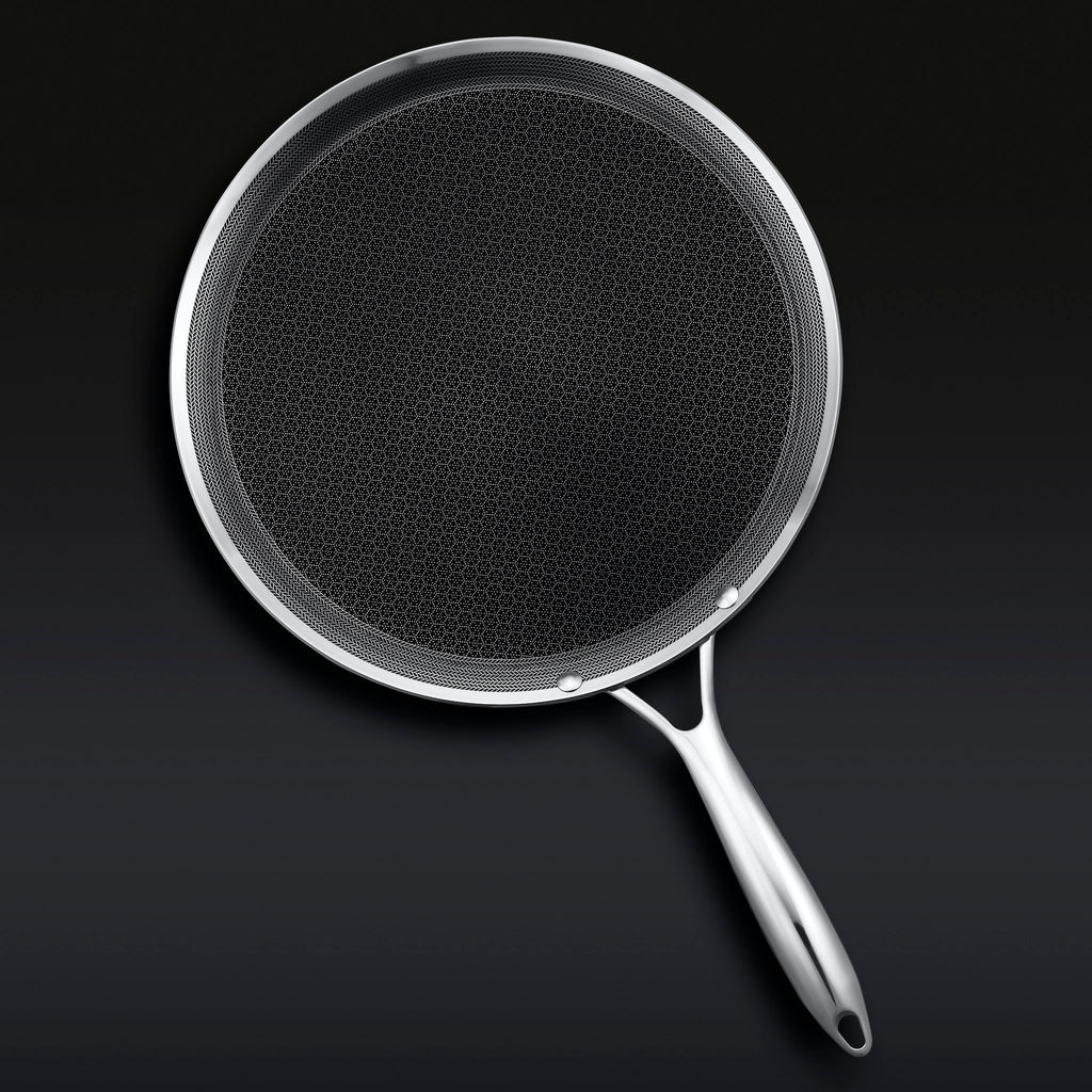 12" Griddle Pan | Stainless Steel Hybrid Cookware | HexClad – Hexclad ...