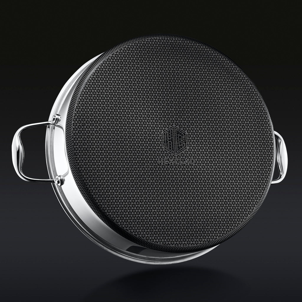 Deep Frying Pan with Lid | Hexclad – Hexclad Cookware