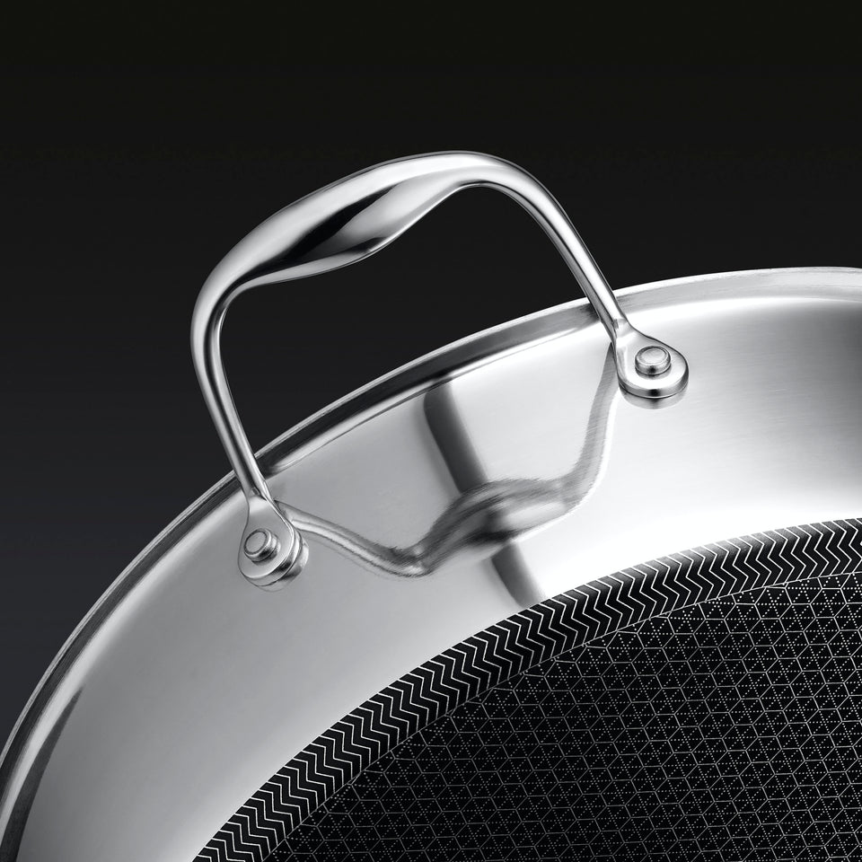 Deep Frying Pan with Lid | Hexclad – Hexclad Cookware