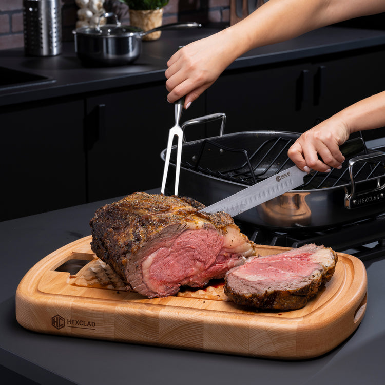 HexClad Hybrid Carving and Roasting Set – Hexclad Cookware