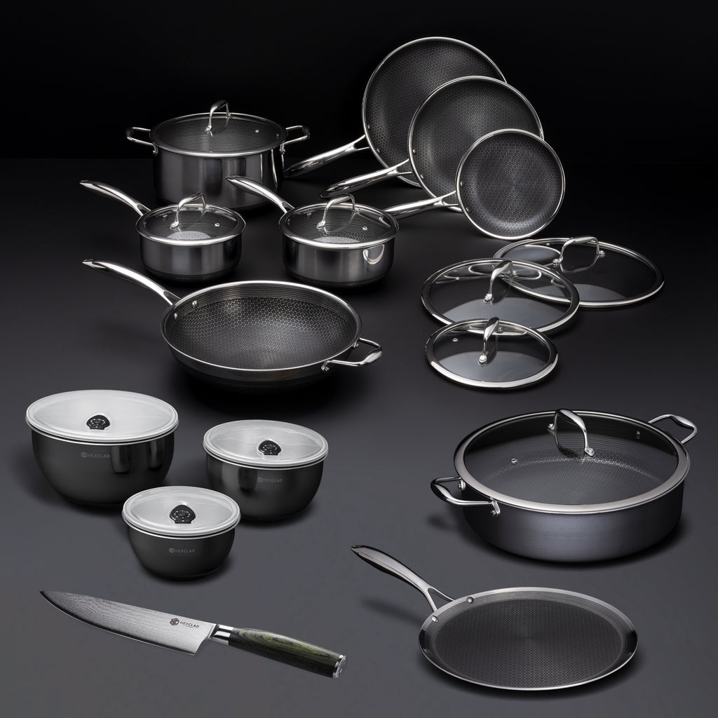 20pc HexClad All-in Bundle – Hexclad Cookware
